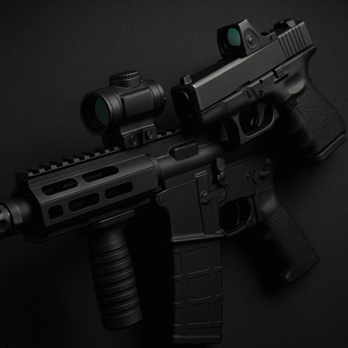 שדרוג ציוד טקטי – ידית הסתערות וכוונת השלכה| Red-Dot